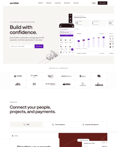 24 Best HR Landing Page Examples For Design Inspiration - SaaS Landing Page