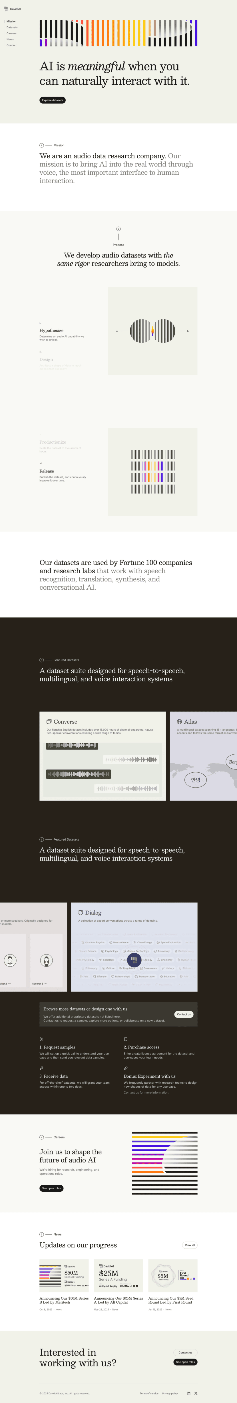 David AI page - SaaS Landing Page